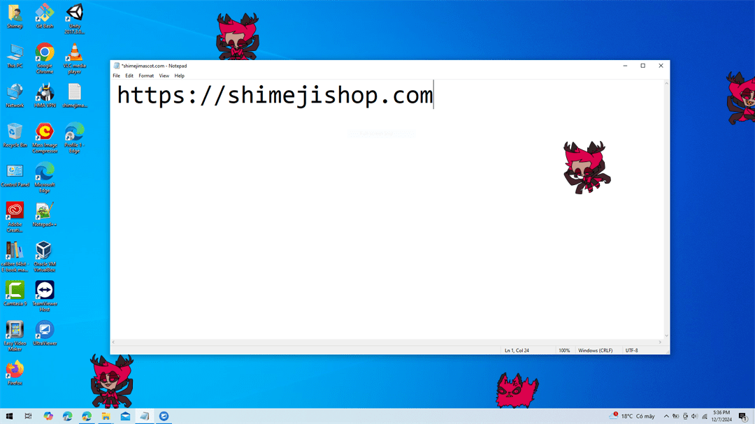 Alastor (Demon Form) Shimeji - Free Shimeji Download
