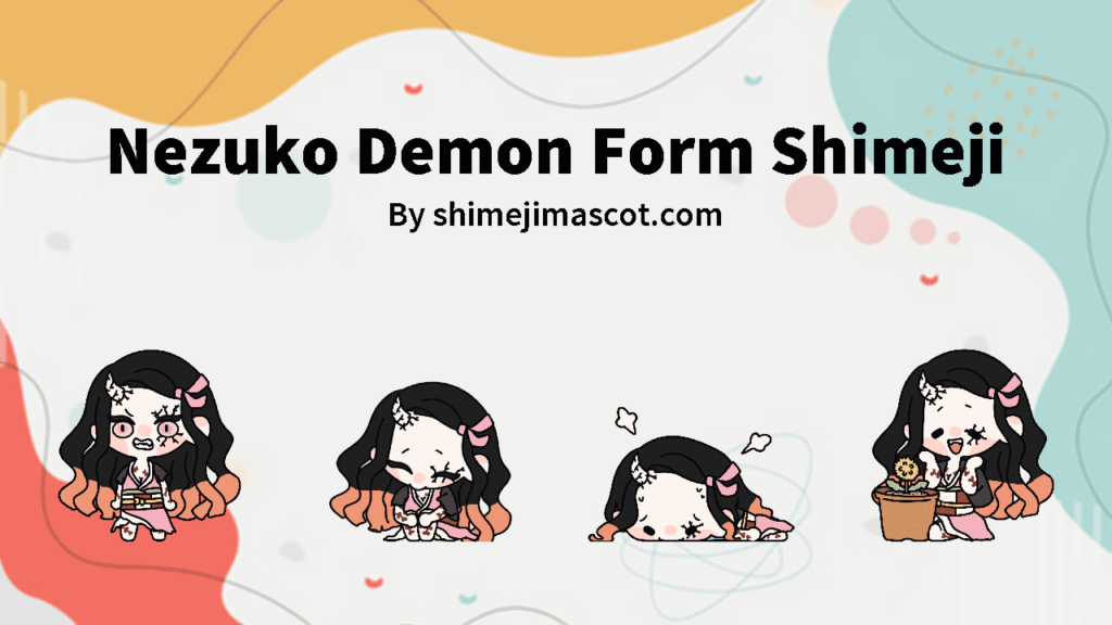Nezuko Demon Form Shimeji Desktop Pet - Shimeji Shop