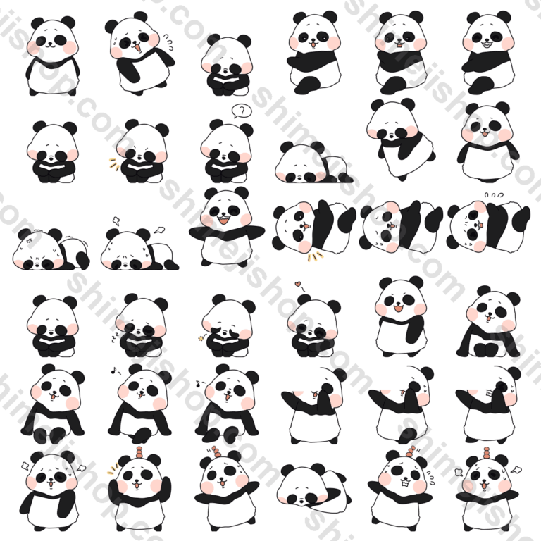 Panda Shimeji Desktop Pet - Shimeji Shop