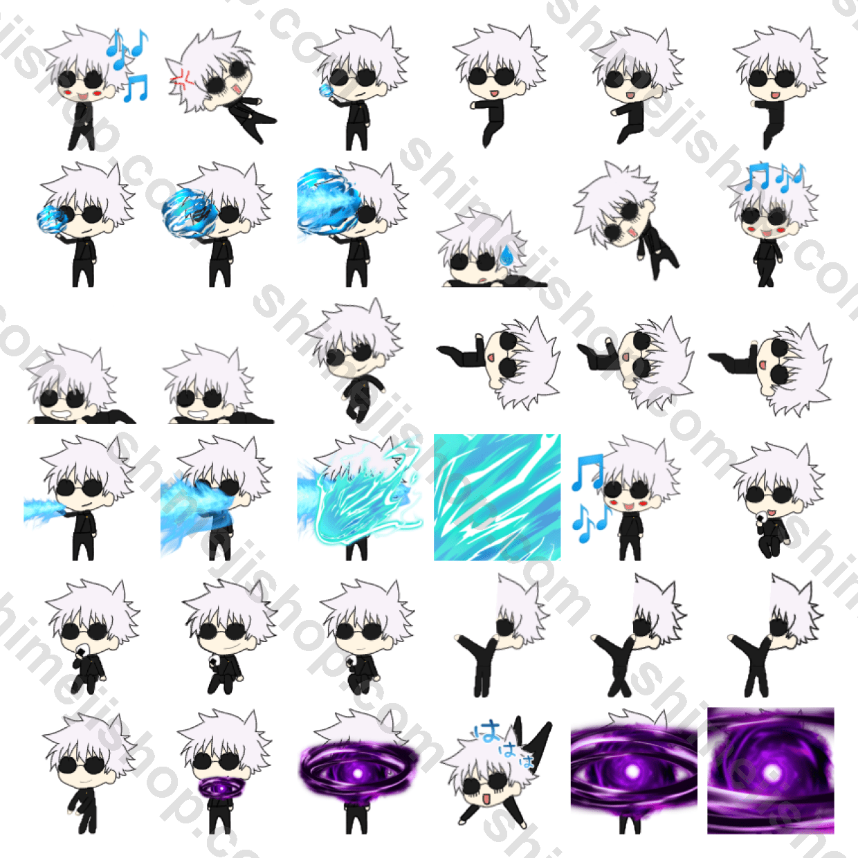 Satoru Gojo Shimeji Desktop Pet - Shimeji Shop